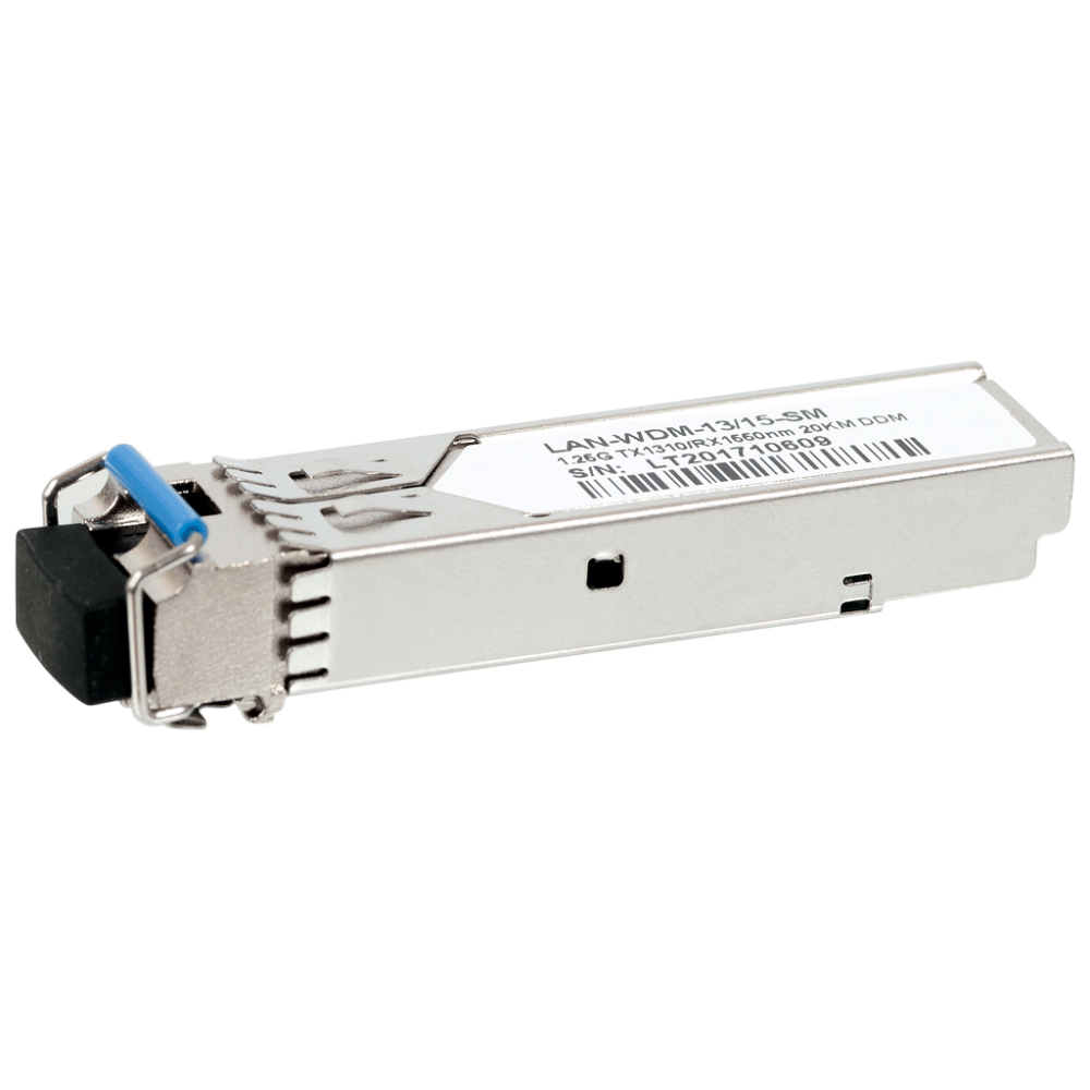 Модуль SFP WDM 1.25G, 1310nm / 1550nm, 20 km, LC, DDM, Cisco